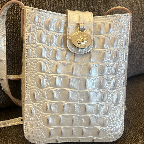 Brahmin | Bags | Brahminmelbourne Collection Marley Crocodileembossed ...